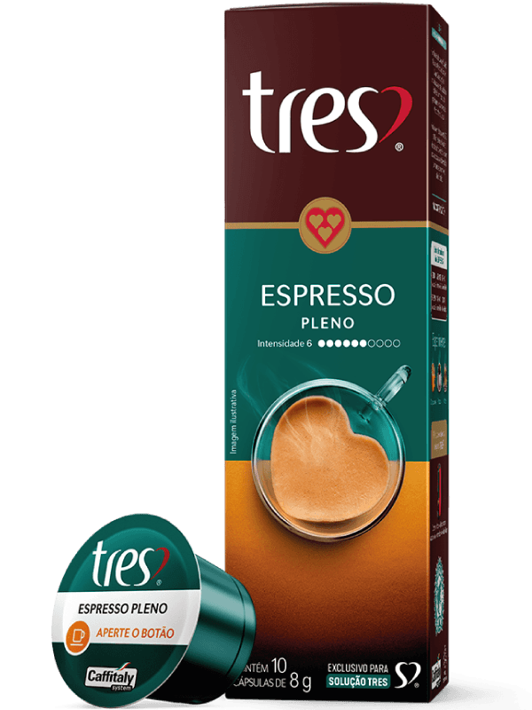 TRES Café espresso pleno - Ecafe - Cafeteria Online