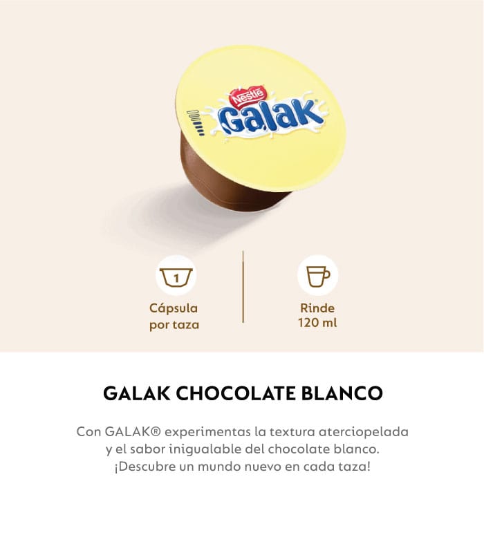 GALAK CHOCOLATE BLANCO - Ecafe - Cafeteria Online